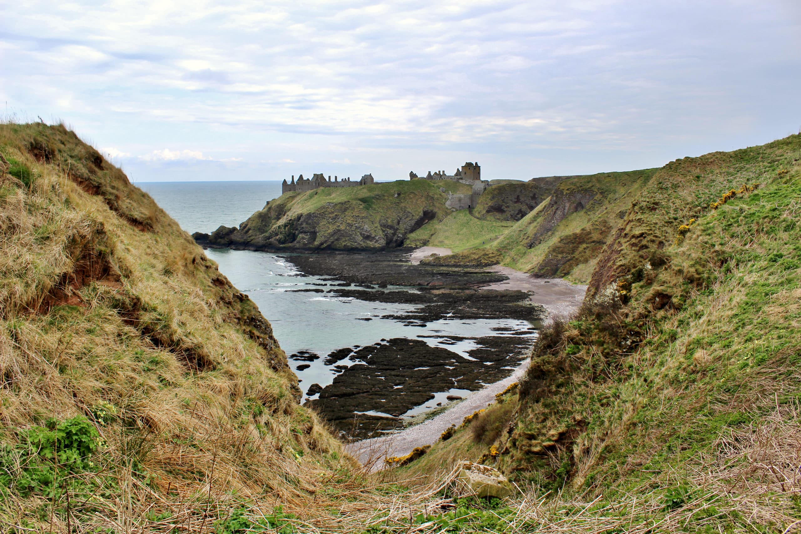 Stonehaven et le château de Dunnottar en Écosse